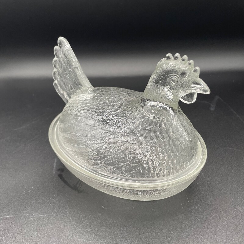 Carnival Glass Hen - Etsy