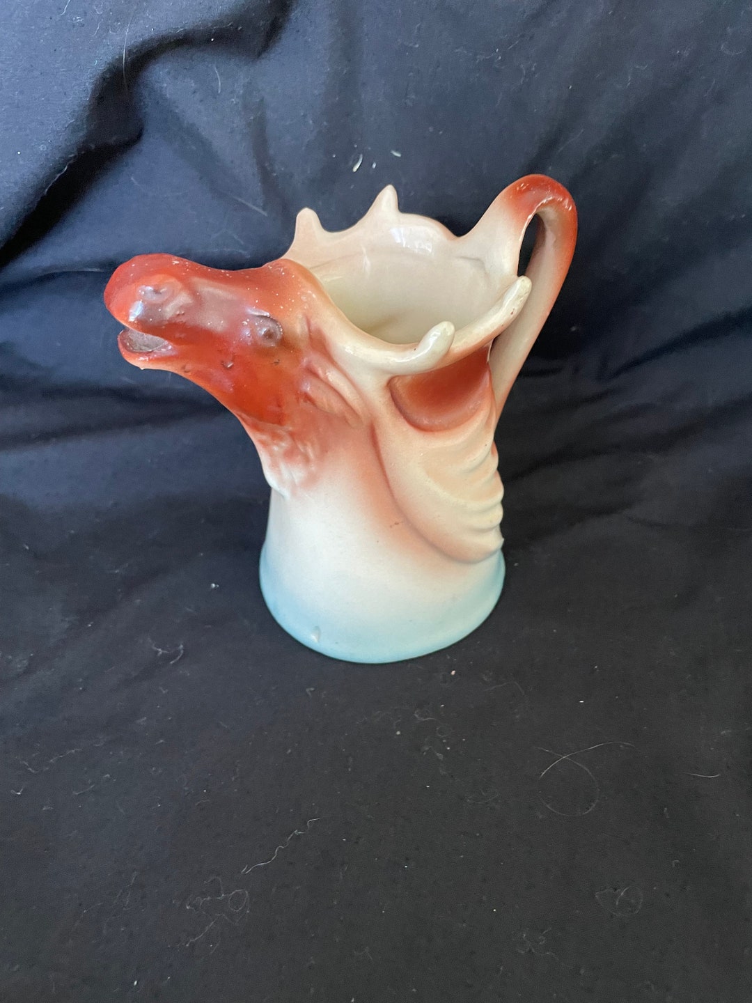 Czechoslovakia Pottery Moose Cream Pitcher - Etsy