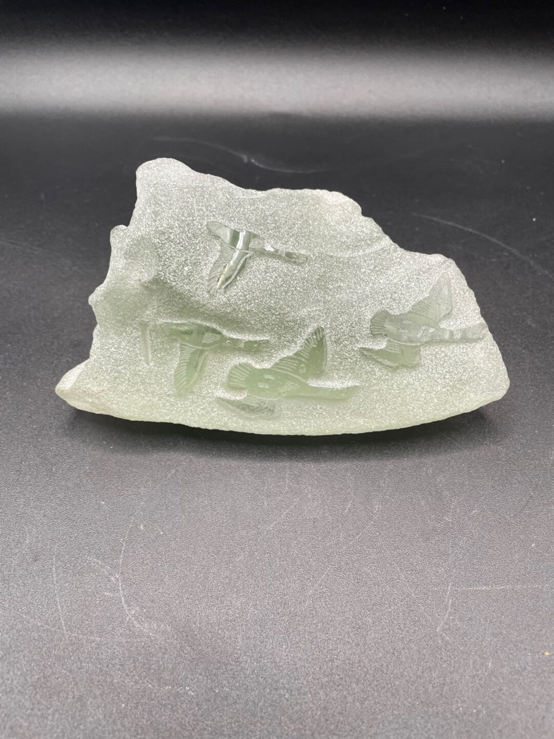 Four Canada Goose/ Geese -glass Rock Sculpture - SIKU - Etsy