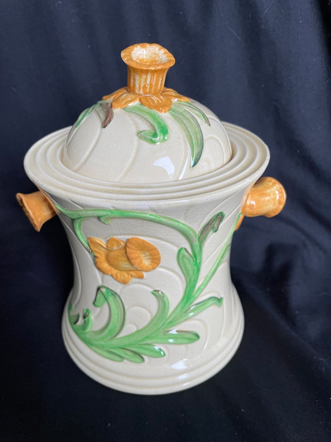 Shorter and Sons Made in England Daffodil Canister - Etsy