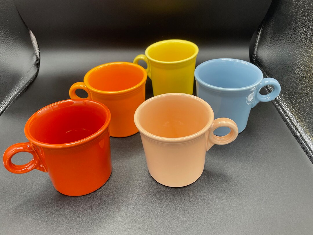 Fiesta Ring Handle Mugs - Etsy