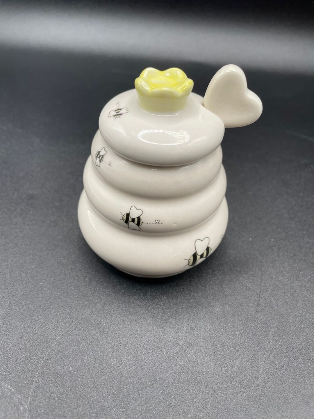 Little Bumble Bee Hive Ceramic Honey Pot - Etsy