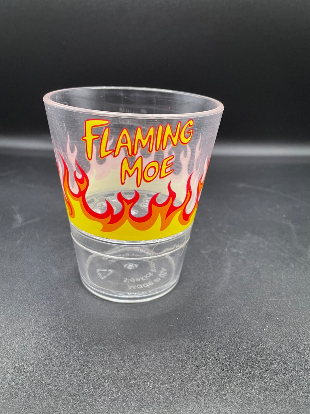 The Simpsons Flaming Moe Plastic Cup 12 Oz - Etsy