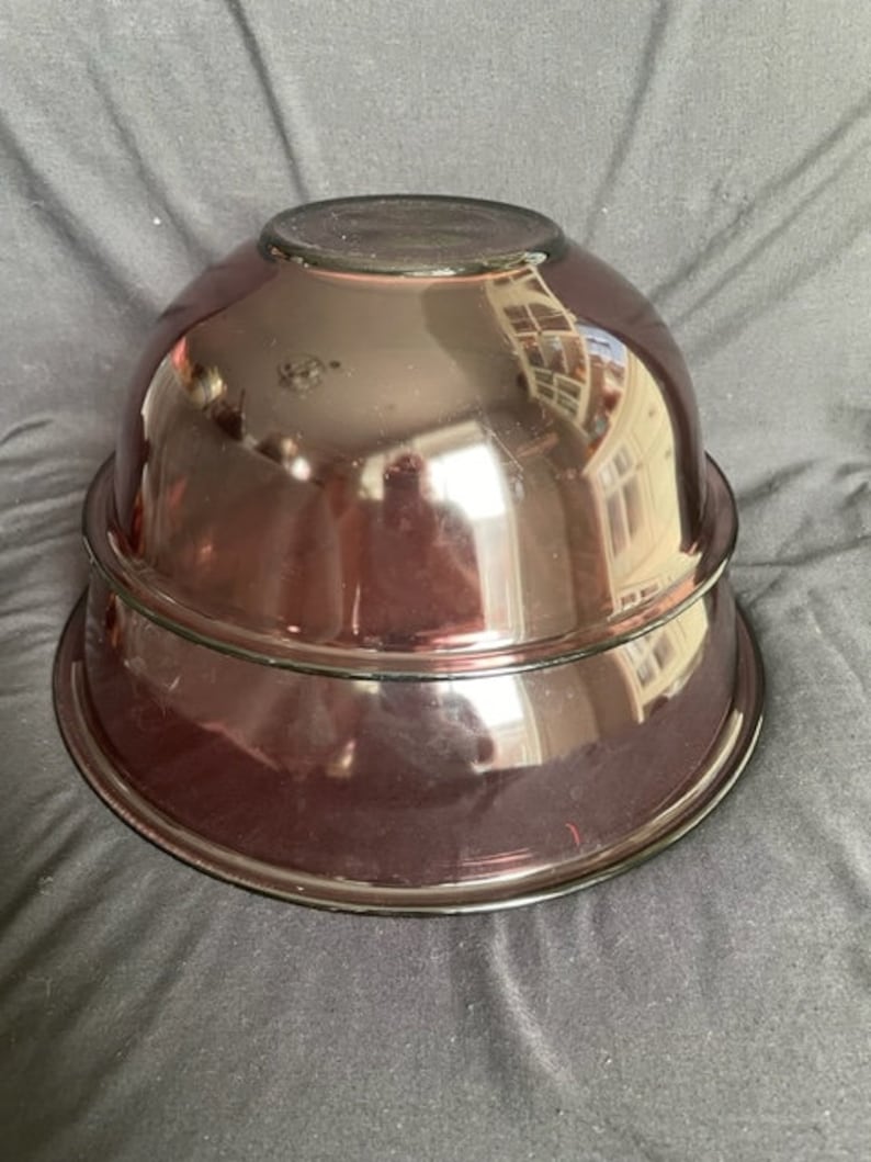 2 Large Purple Glass Pyrex Mixing Bowls 325326 - Etsy