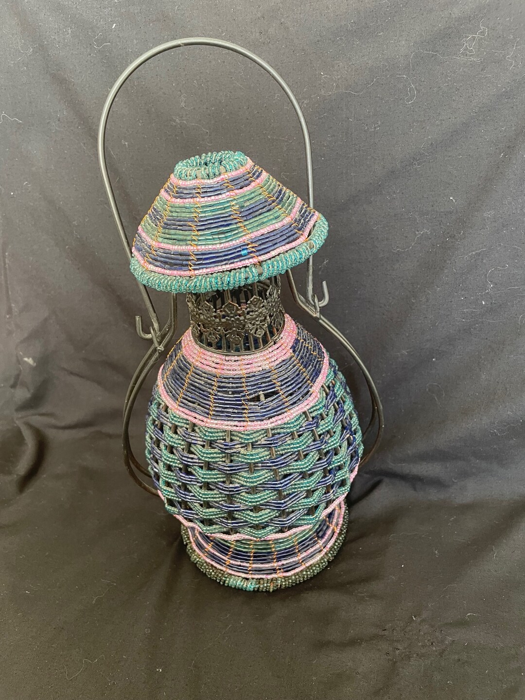 Beaded Lantern for Candles - Etsy