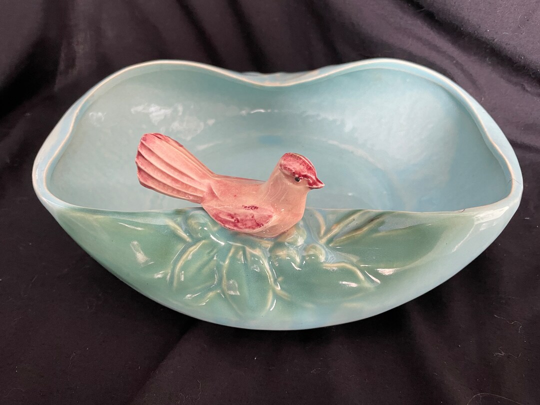 Mccoy Bird Bath Planter/dish - Etsy
