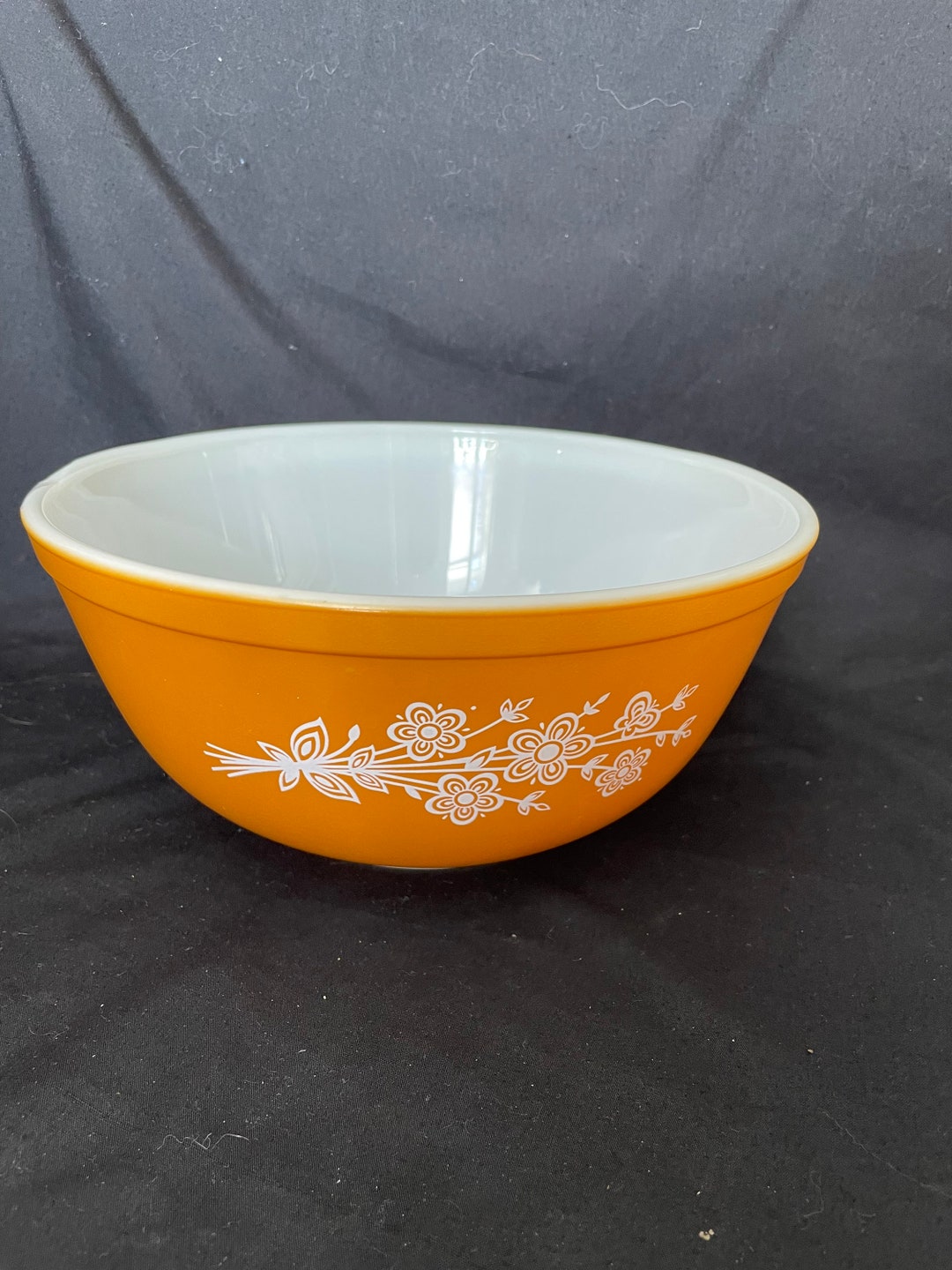 Vintage 1970s Pyrex Butterfly Gold Bowl 403 - Etsy