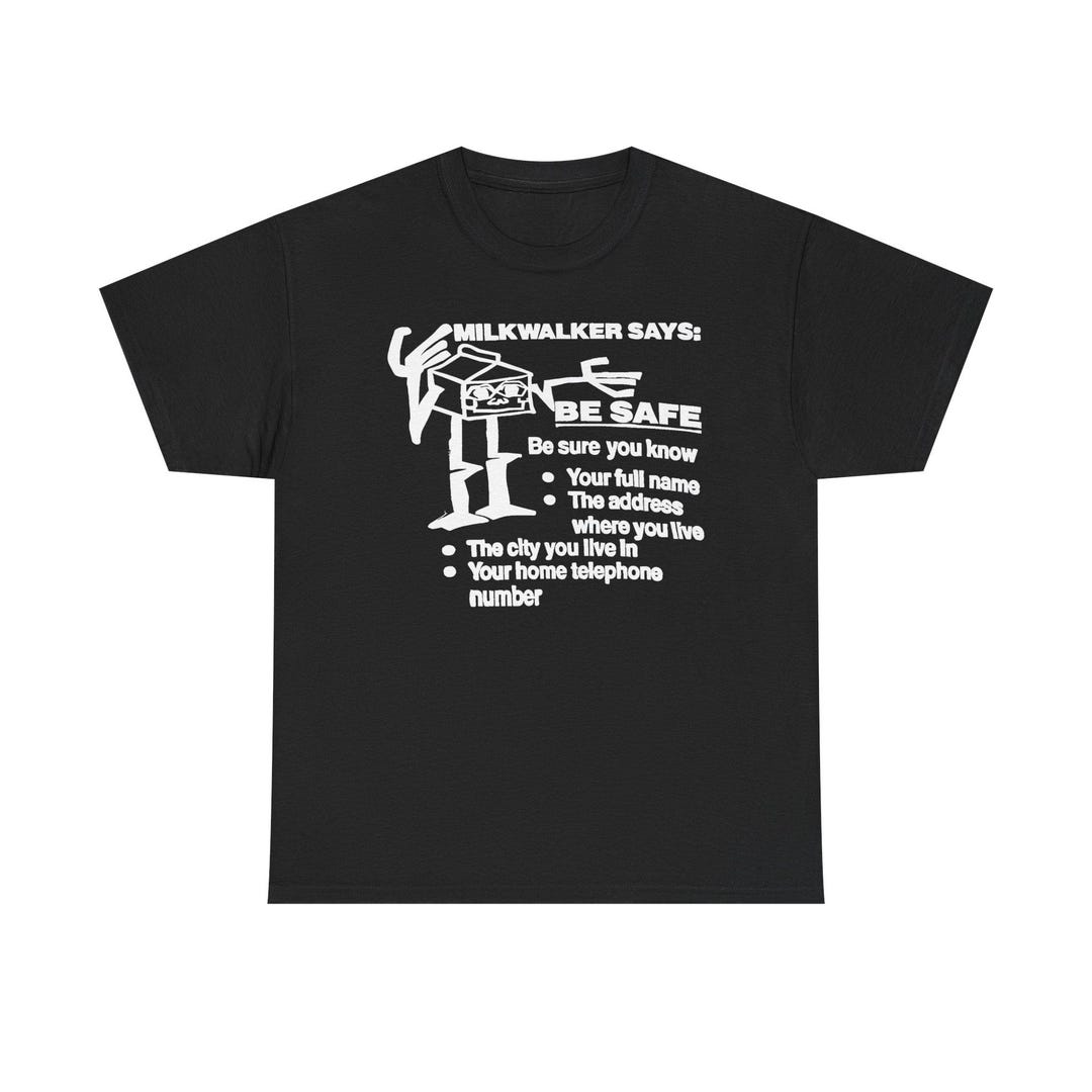 Milkwalker- Vintage Milk Guy- Retro Vintage- T-shirt Gildan - Etsy