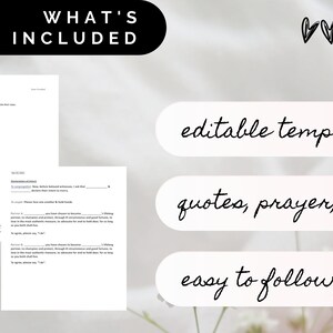 Wedding Script Template With Quotes | Digital Word Download | All-in ...