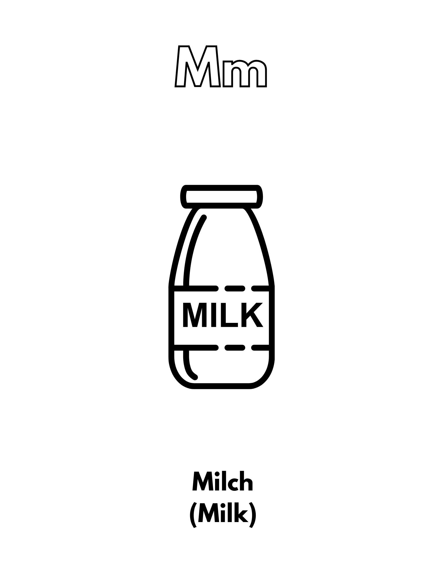 Printable Coloring Book: German Alphabet - Etsy