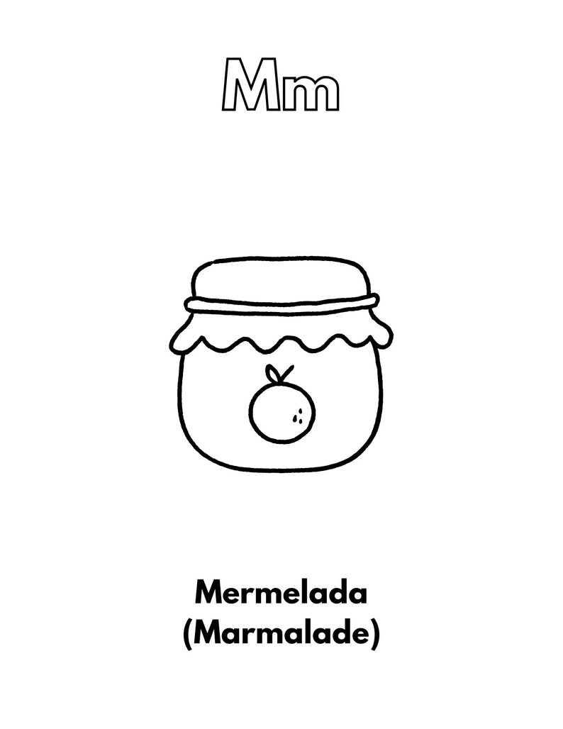 Spanish Alphabet Coloring Book– A to Z Printable Letters With Fun ...
