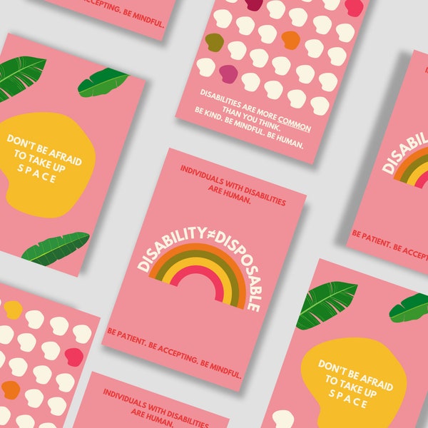 Disability Awareness Poster - Etsy