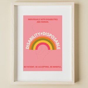 The Pink Project– Disability Inclusion Posters for Classroom or ...