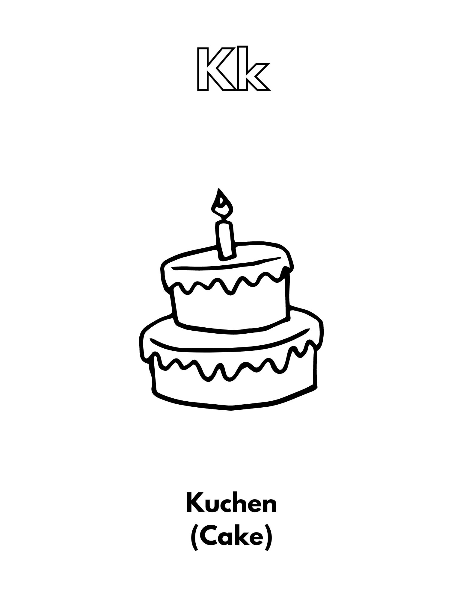 Printable Coloring Book: German Alphabet - Etsy