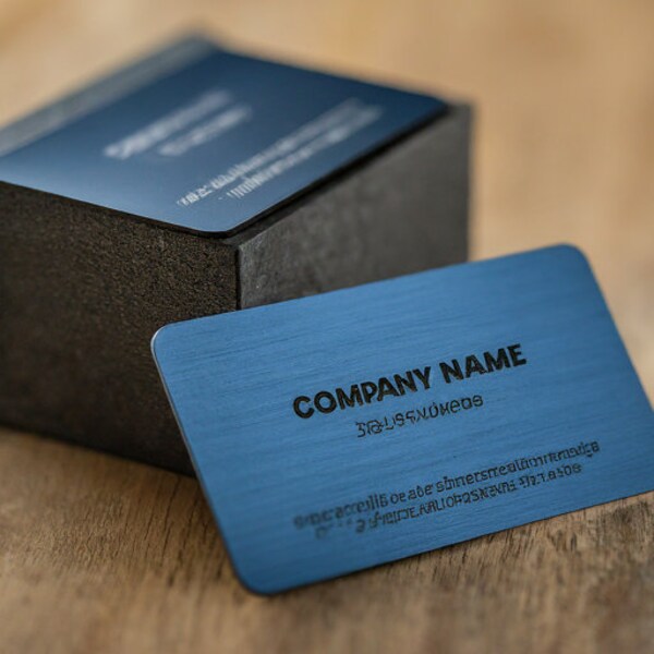 Laser Engraved Metal Business Cards - Etsy