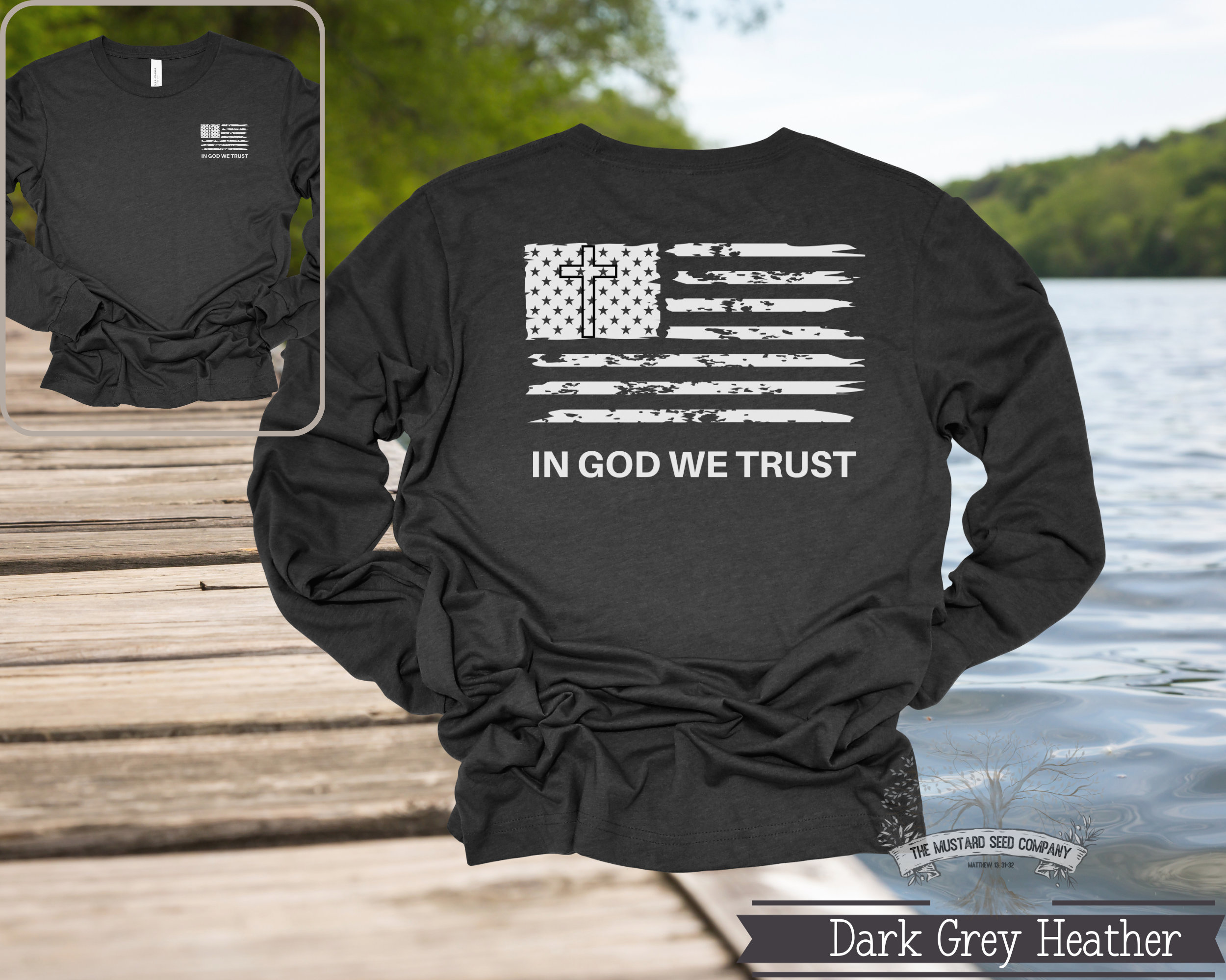 In God We Trust Shirt American Conservative Christian Tshirt Flag Shirt ...