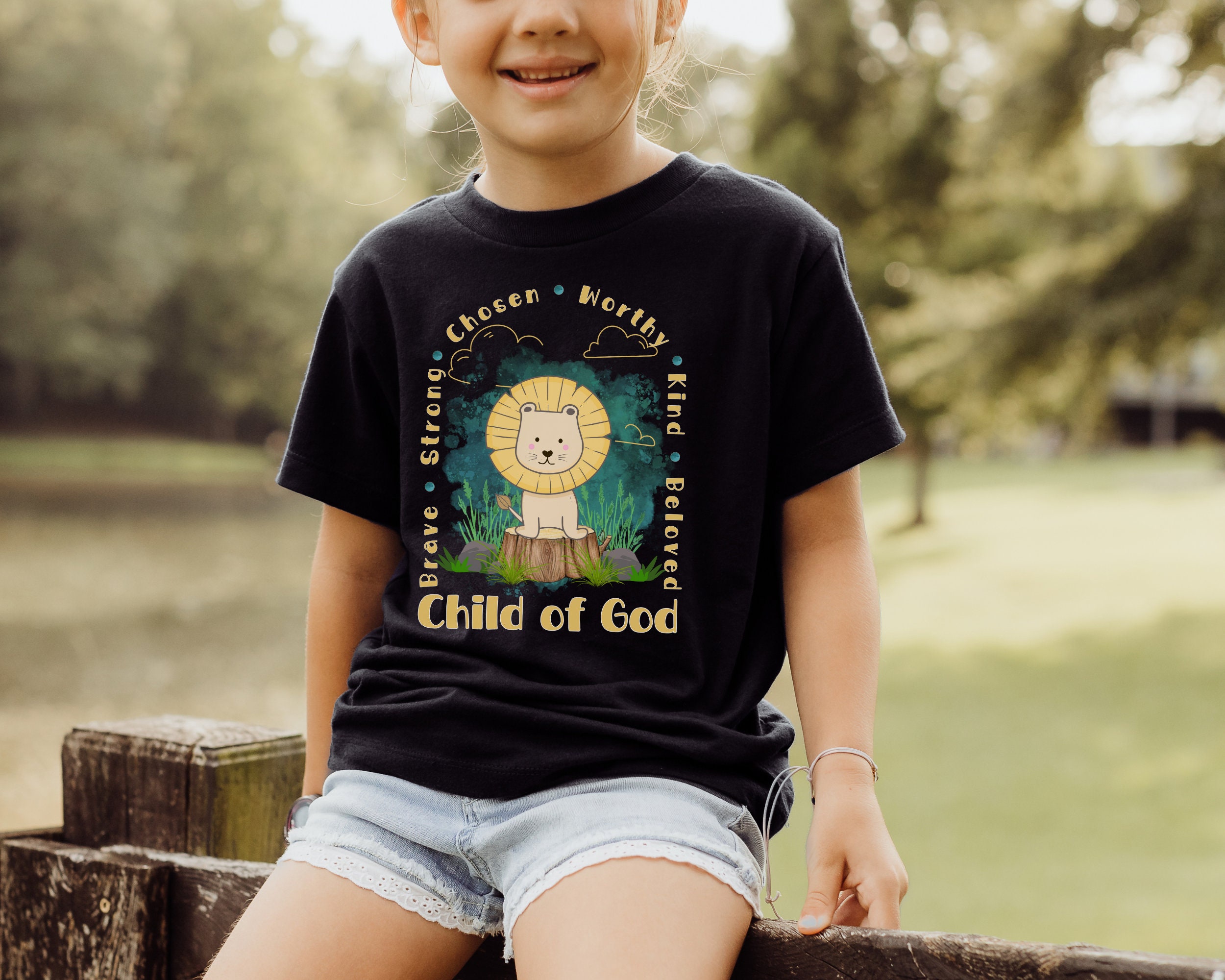 Child of God Childrens Christian T-shirt Christian Toddlers Tshirt Kids ...
