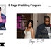 Magazine Style Wedding Program/invitation 2 - Etsy