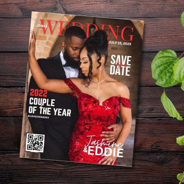 Magazine Invitation - Etsy