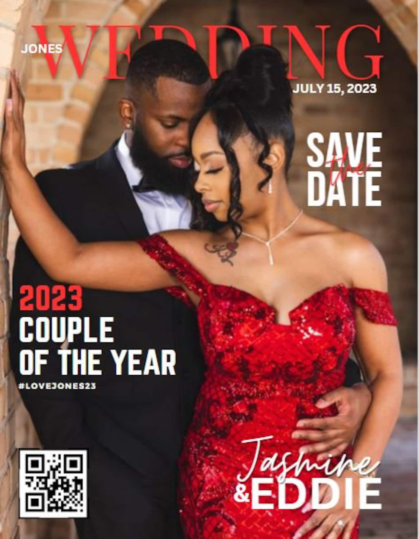 Magazine Style Wedding Invitation/program Template 1 - Etsy