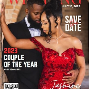 Magazine Style Wedding Invitation/program Template 1 - Etsy