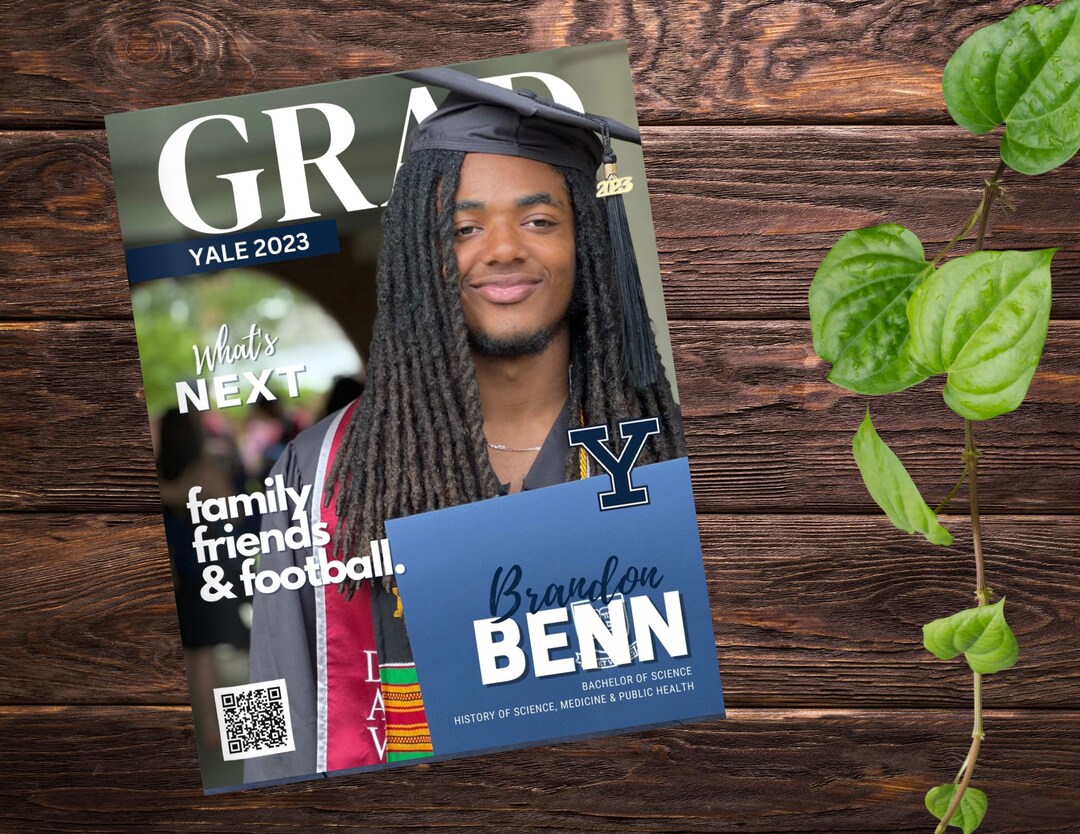 Graduate Magazine Template 1 - 8 Pages - Etsy