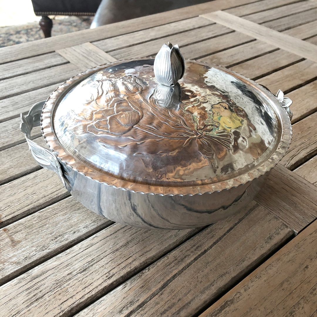 Vintage Rodney Kent Aluminum Covered Casserole Dish/ Krischer - Etsy