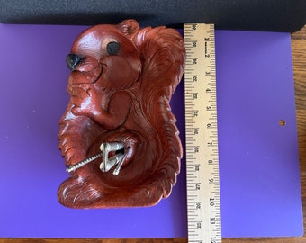 Vintage Squirrel and Nut Candy Dish - Etsy