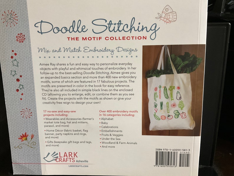 Doodle Stitching-the Motif Collection W/cd - Etsy