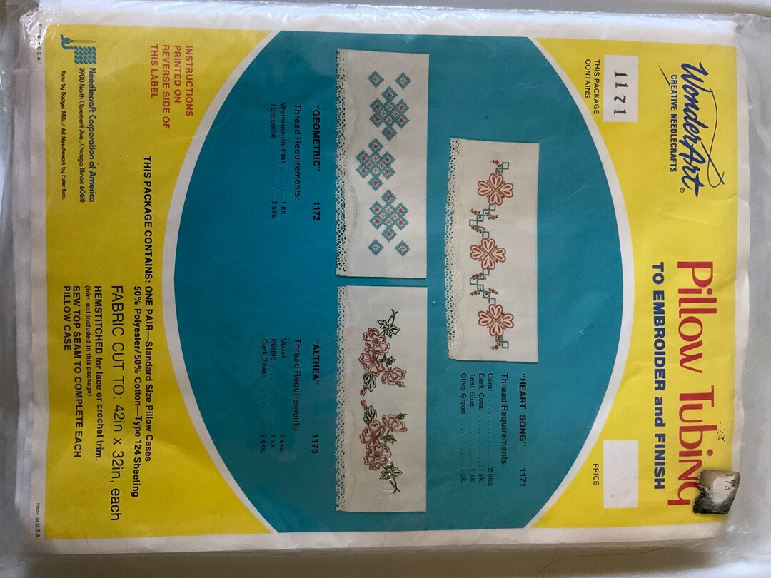 Wonder Art Pillow Tubing Kit, Vintage - Etsy
