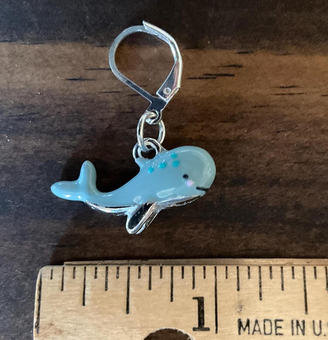 Whale Stitch Marker - Etsy
