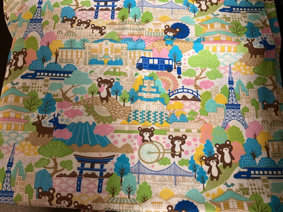 Japanese Fabric/bears - Etsy