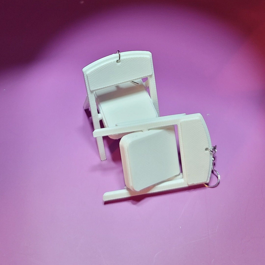 2 Inch Foldable Folding Chair Earrings, Riverboat Brawl, Montgomery - Etsy