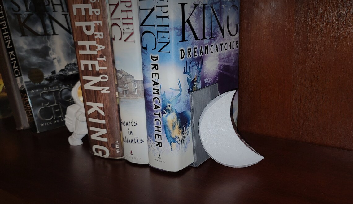 Astronaut and Moon Space Themed Bookend Set - Etsy