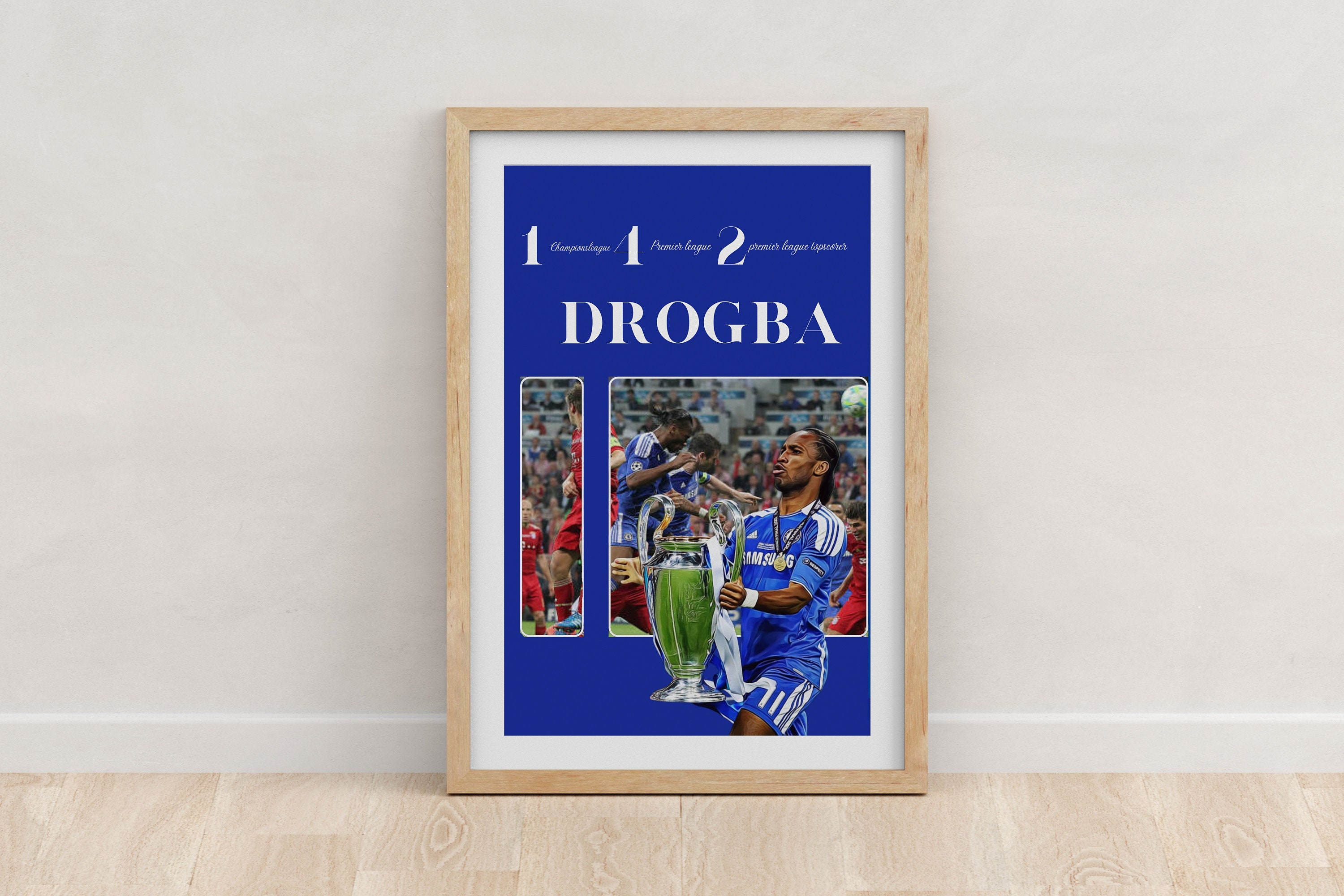 Didier Drogba Poster Drogba Chelsea Fan Gift Wallprint - Etsy