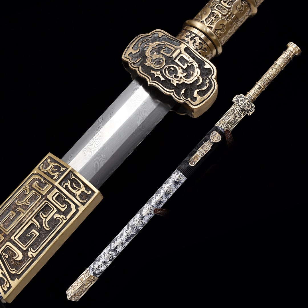 Espada Han de ocho lados TRUEKATANA espada de la dinastía Han - Etsy México