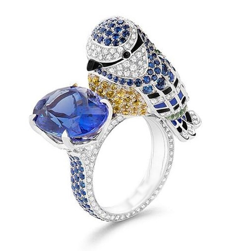 Bird Engagement Ring - Etsy