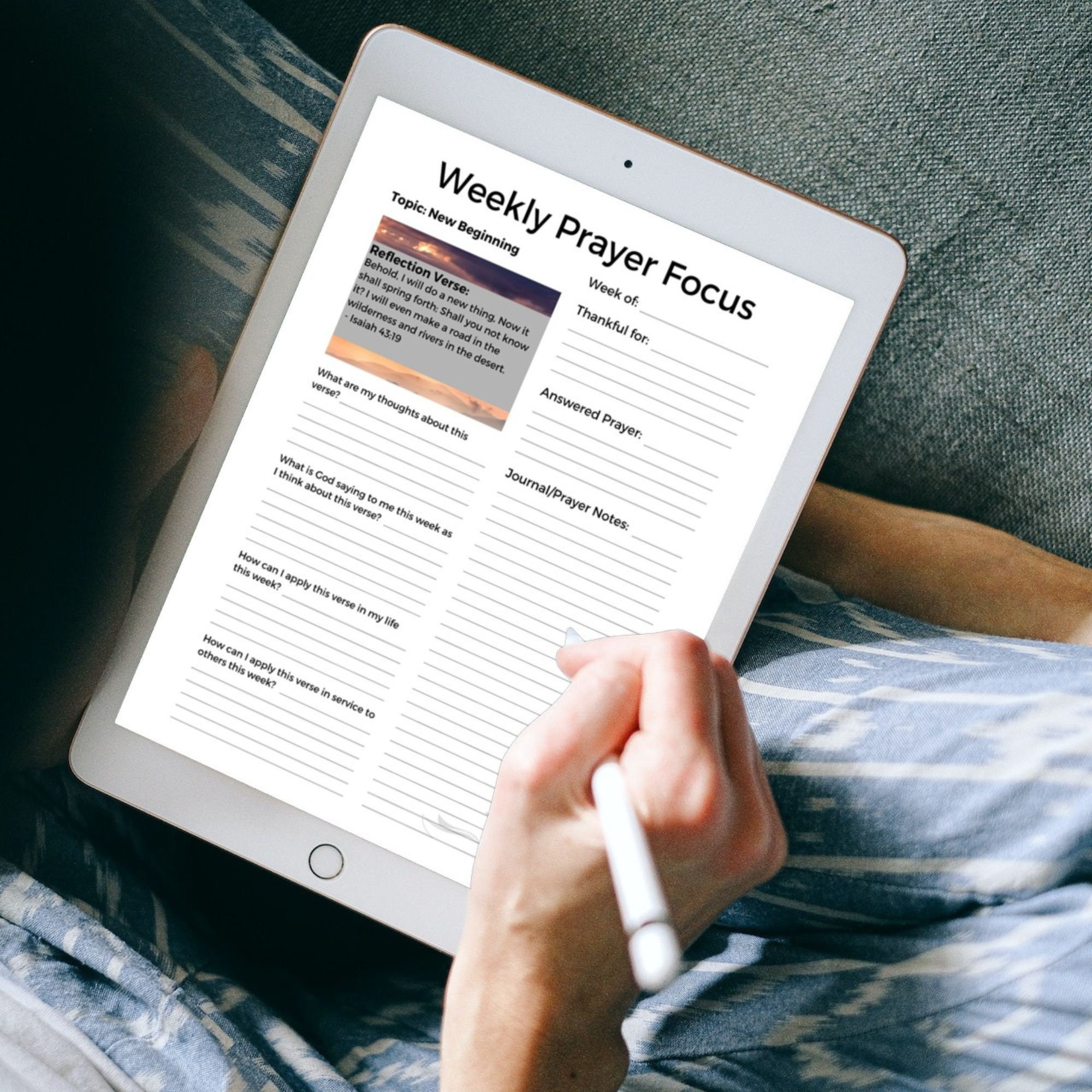 52-week Prayer Journal, Faith Journal, Printable, US Letter, A4 ...