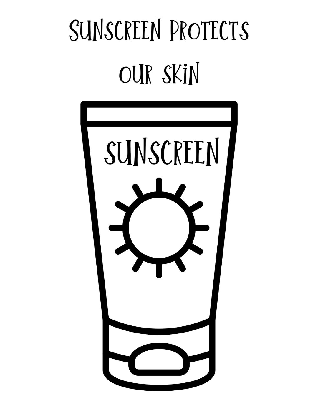 7 Page Summer Safety Coloring Pack Preschool Summer Color - Etsy