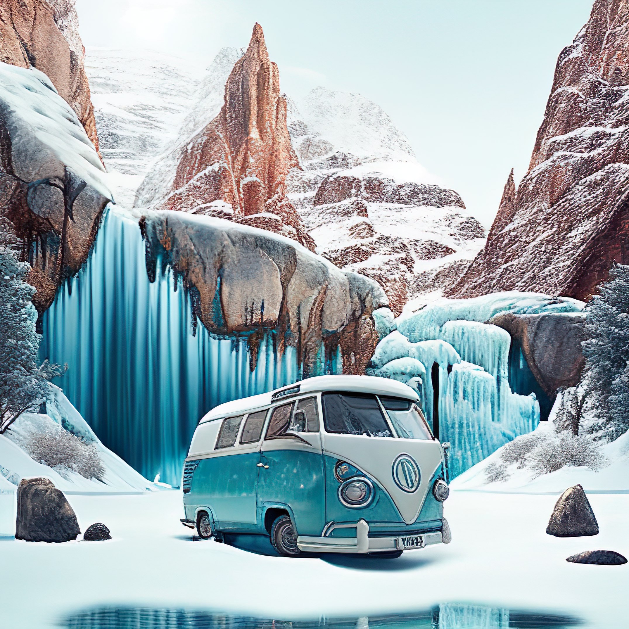 Camper Van Art - Etsy