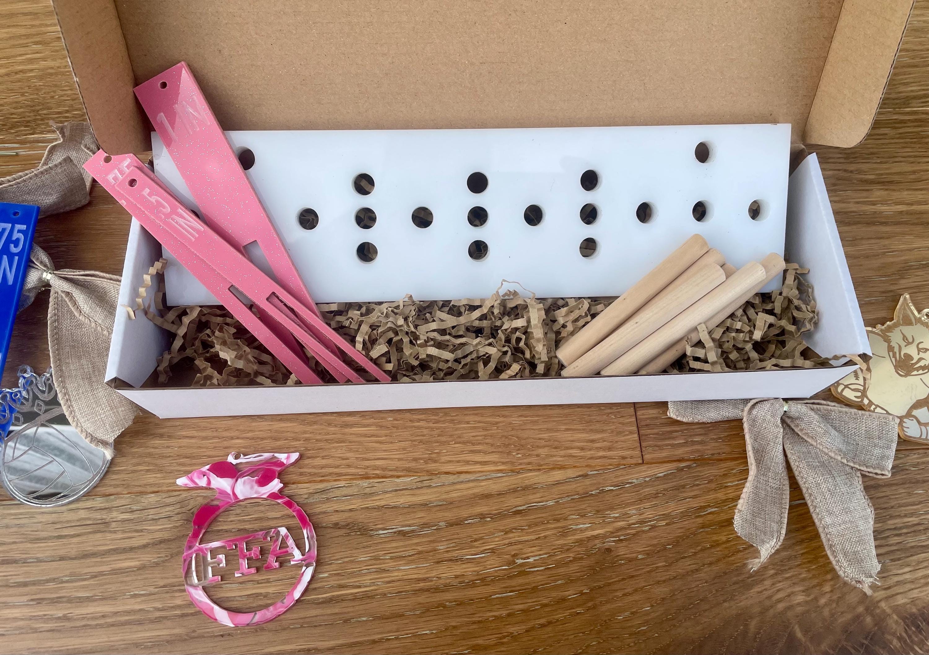 Homecoming Mum Braid Board & Ruffle Tool Kit, Ribbon Braid Maker for ...