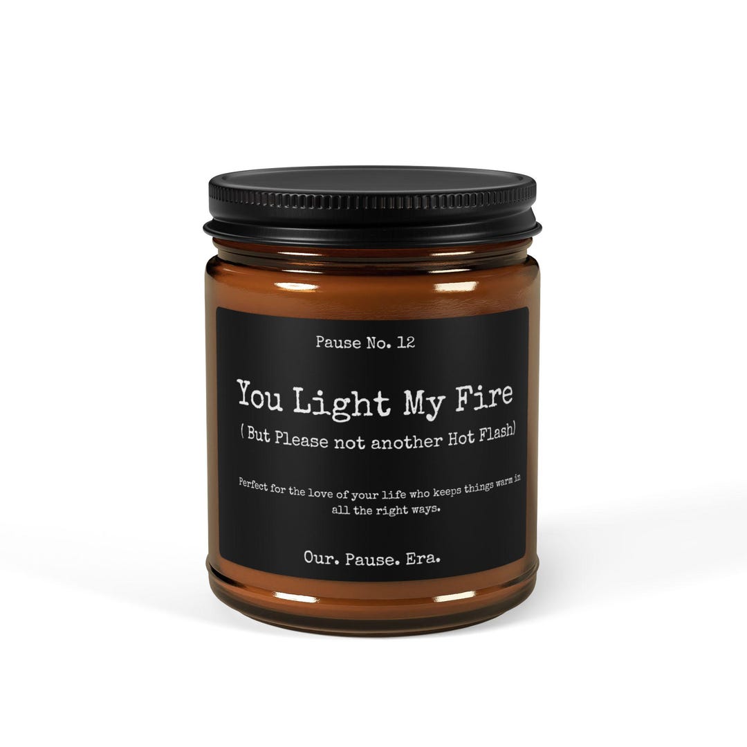 Soy Candle, You Light My Fire, Scented Candle, Aromatherapy Candle ...