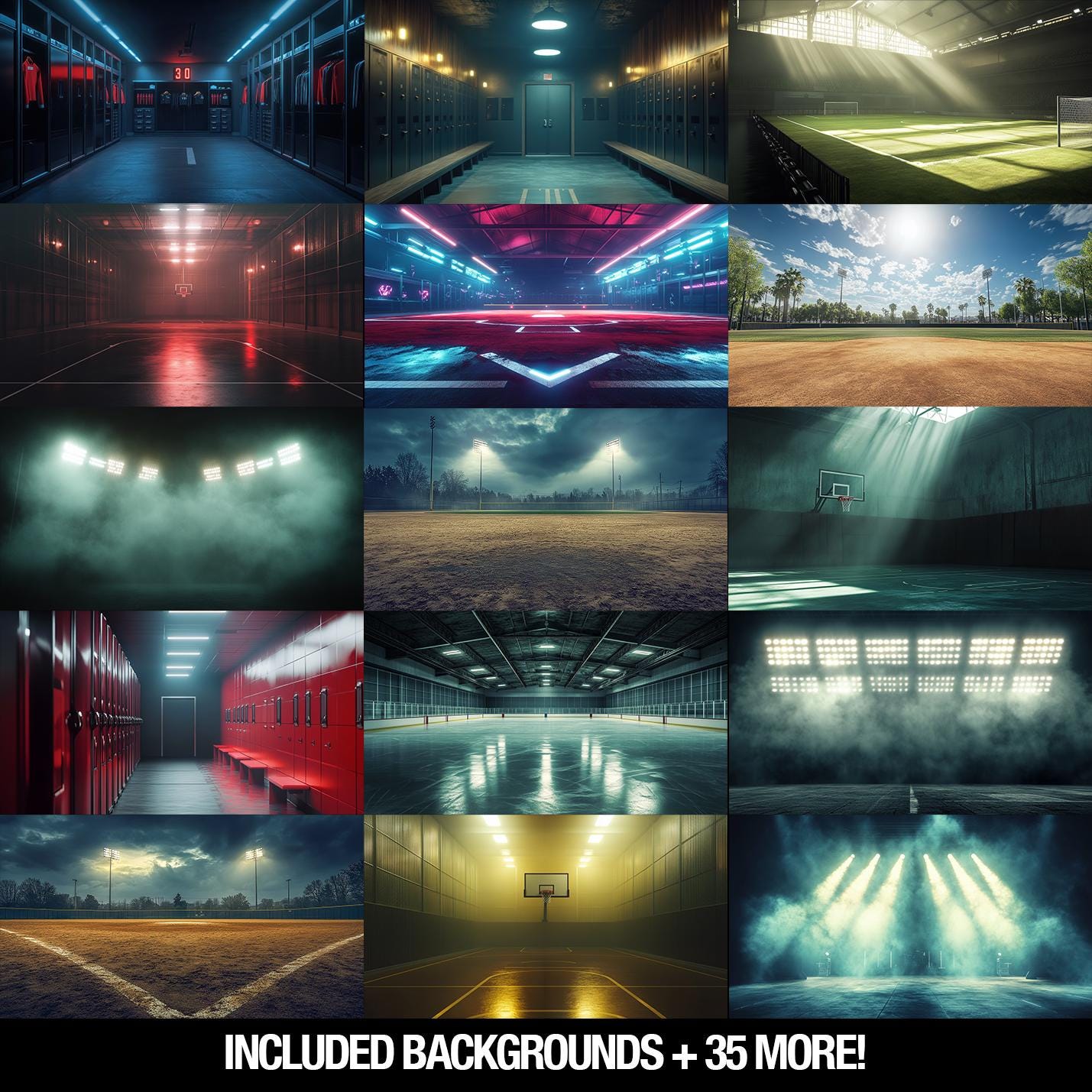 50 Photoshop Backgrounds, Stadium Lights, Sports Background, Fog ...