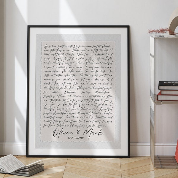 First Dance Lyrics - Etsy