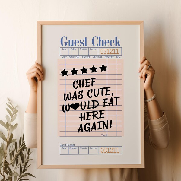 Chef Was Cute - Etsy