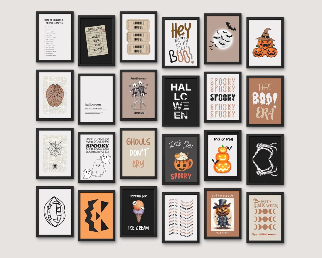 Halloween Prints 24 Halloween Printables Best Seller Halloween Decor ...
