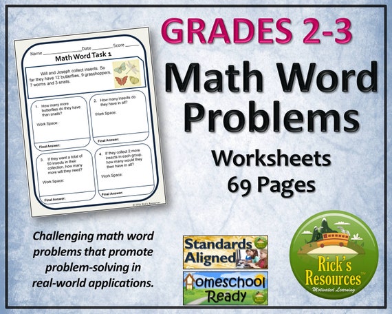 Math Word Problems Grade 3