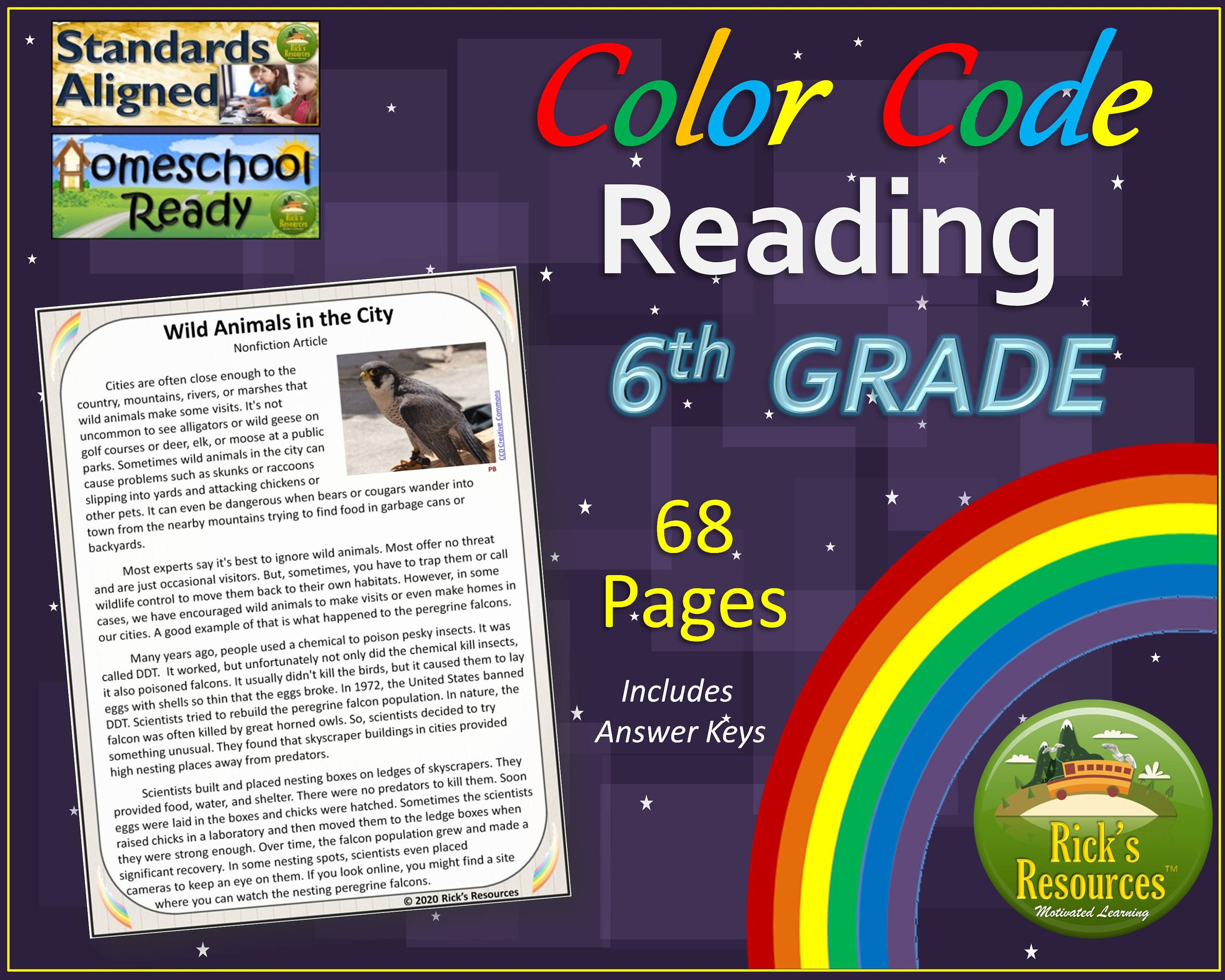 Reading Comprehension Coloring Text Evidence 6th Grade (Download Now ...