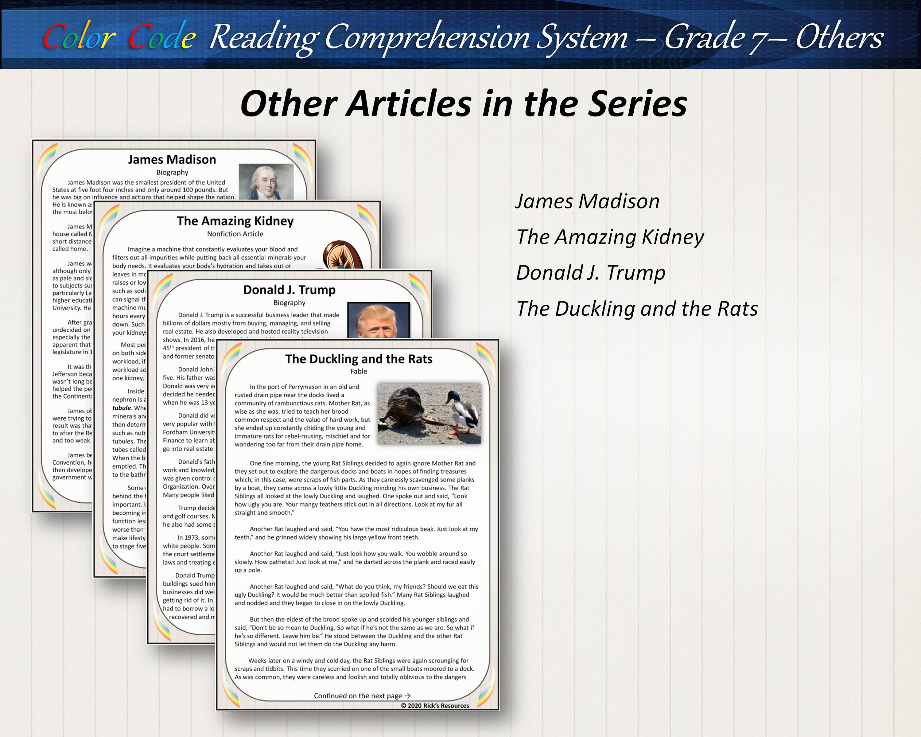 Reading Comprehension Coloring Text Evidence 7th Grade - Etsy