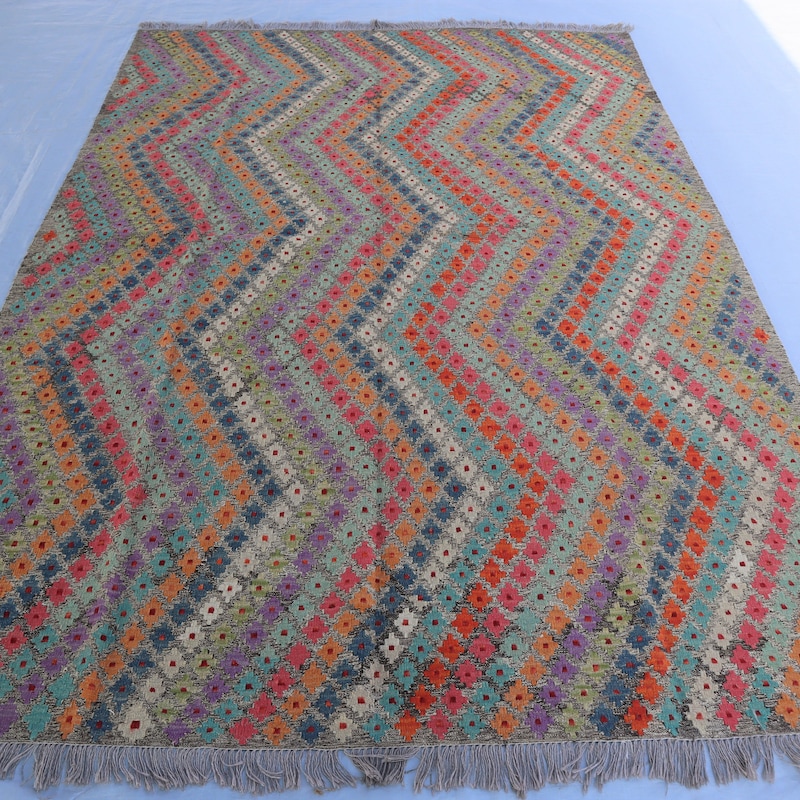 Afghan Kilim Rug - Etsy